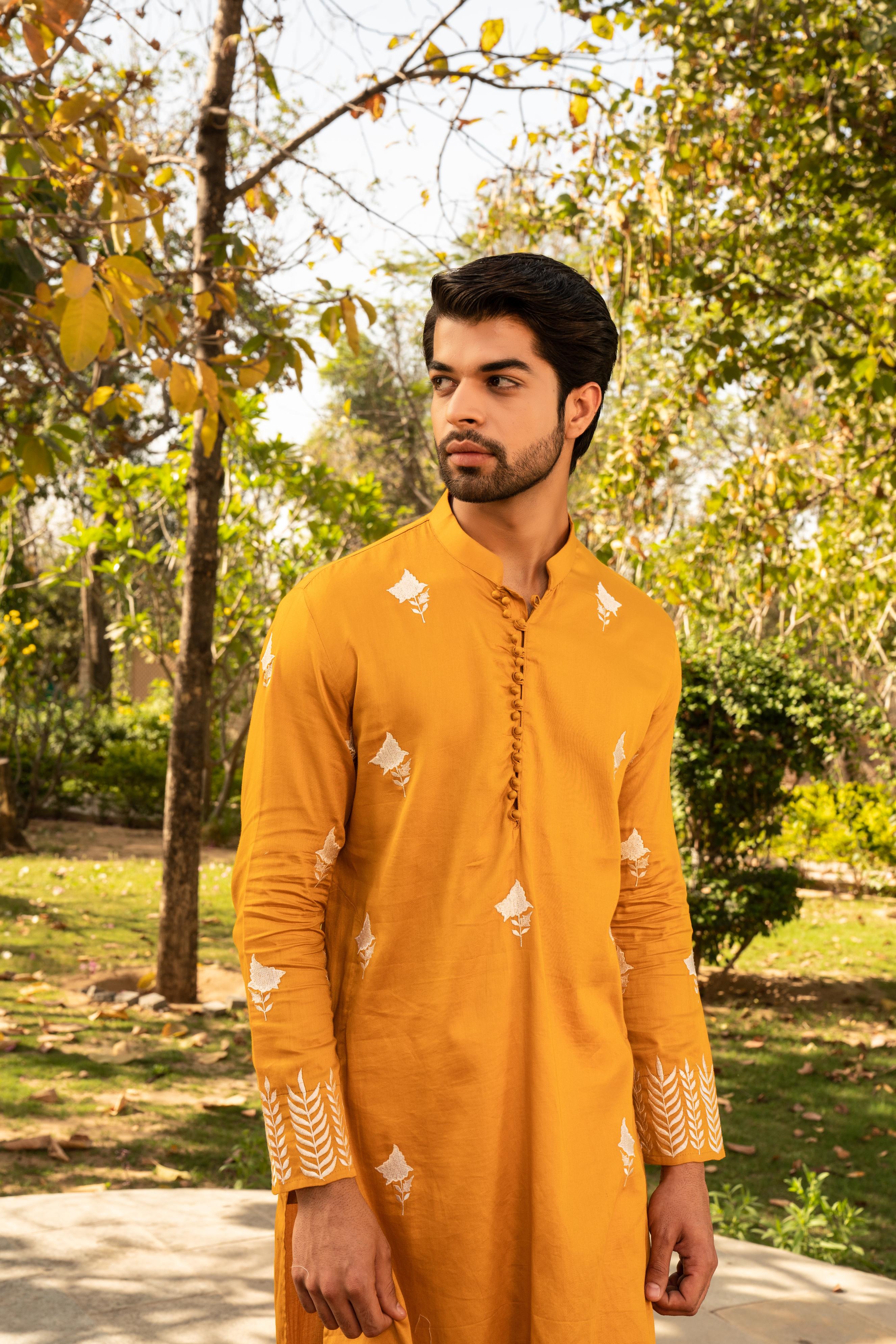 Haldi Ceremony Kurta for Men, Haldi Kurta for Sale – Kzari - The Design ...